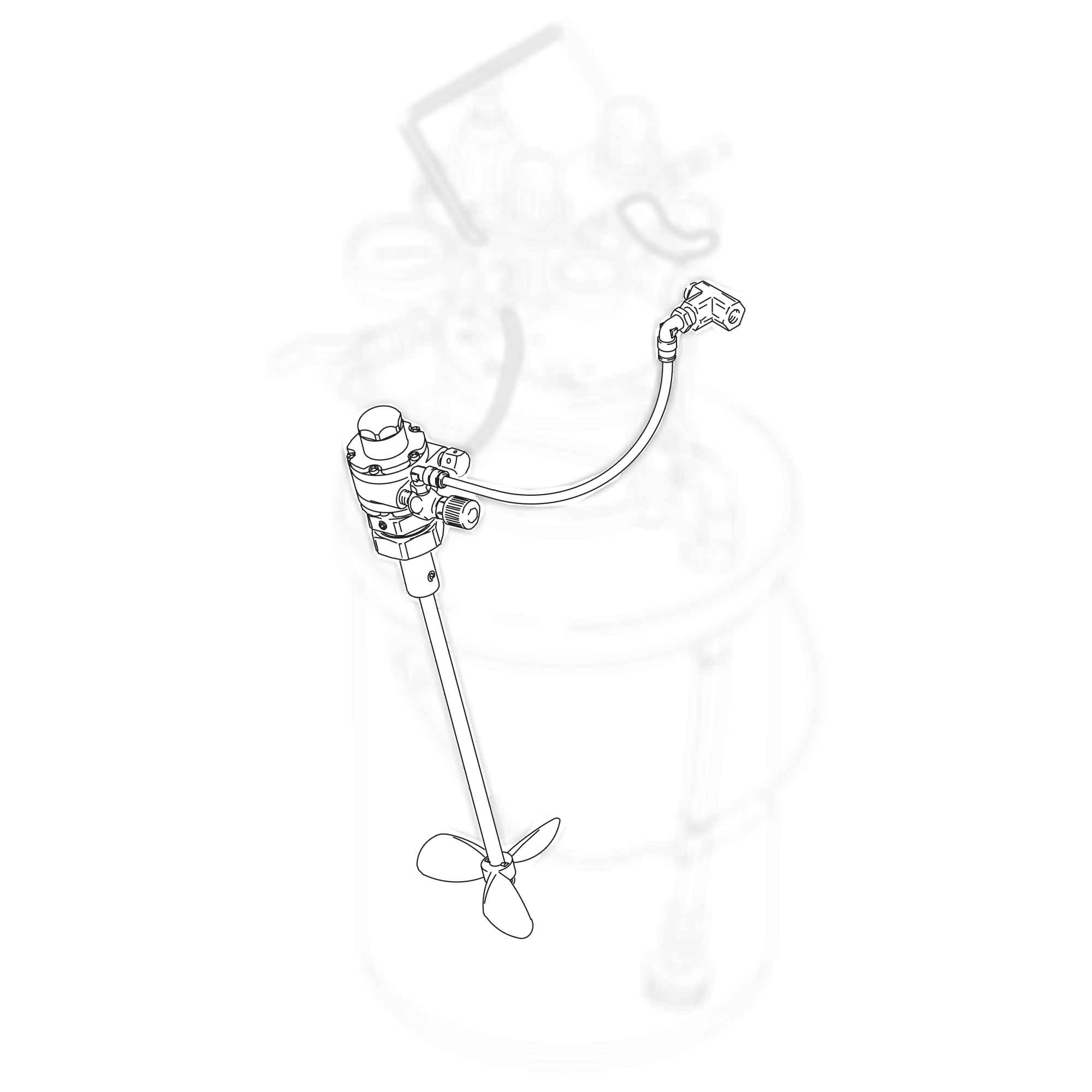 245081 - SST Pail Agitator Kit